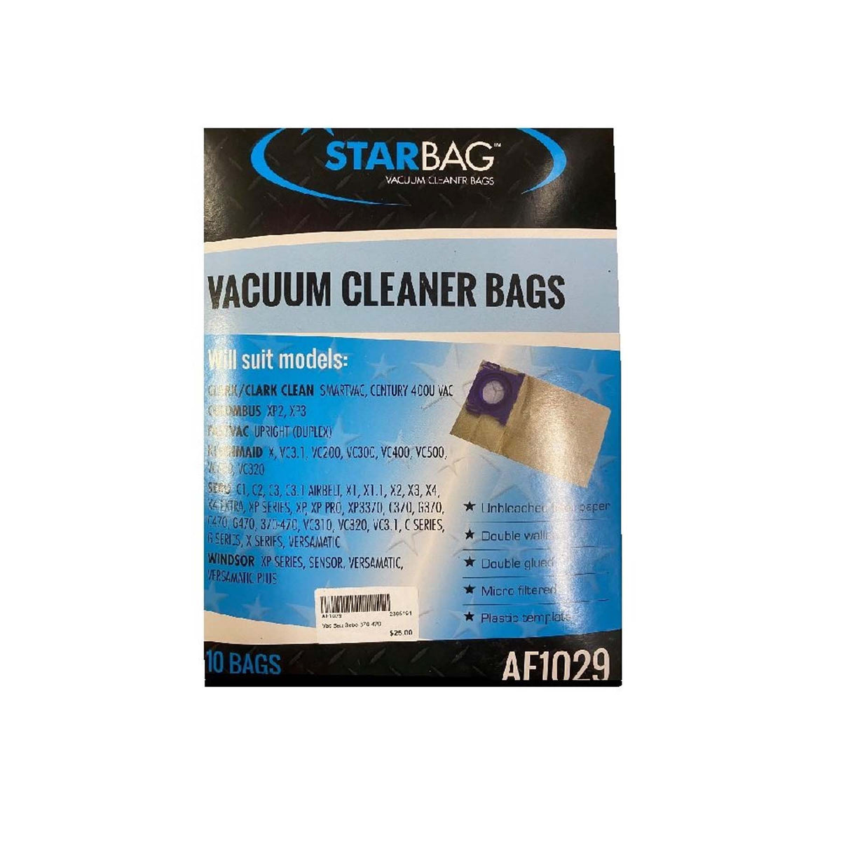 AF1029S - WINDSOR XP3 - DISPOSABLE SYNTHETIC BAG 10 PACK – CLEARCHOICE ...