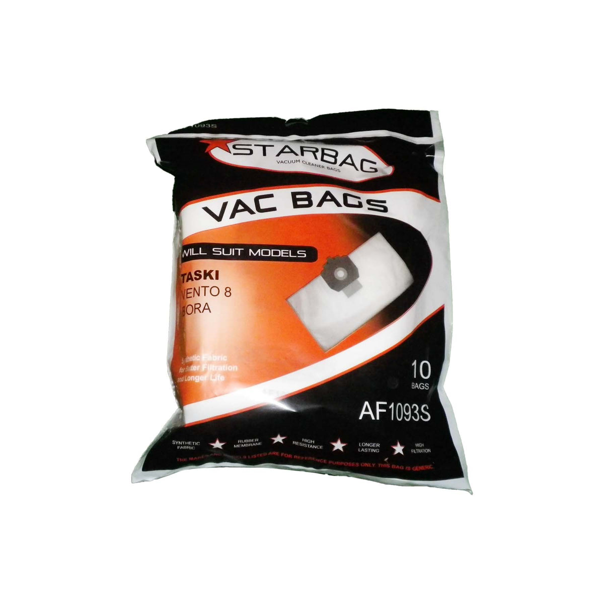 TASKI - BORA VENTO 8+15 AF1093S - SYNTHETIC BAG 10PK – CLEARCHOICE PRODUCTS
