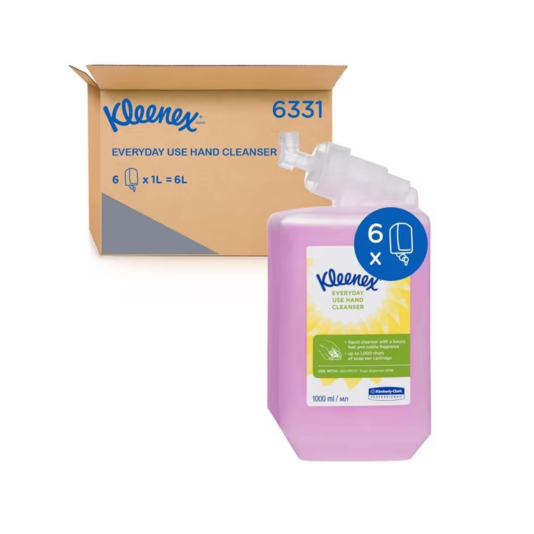6331 KLEENEX EVERYDAY USE LIQUID HAND CLEANSER 6X1L KIMCARE ...