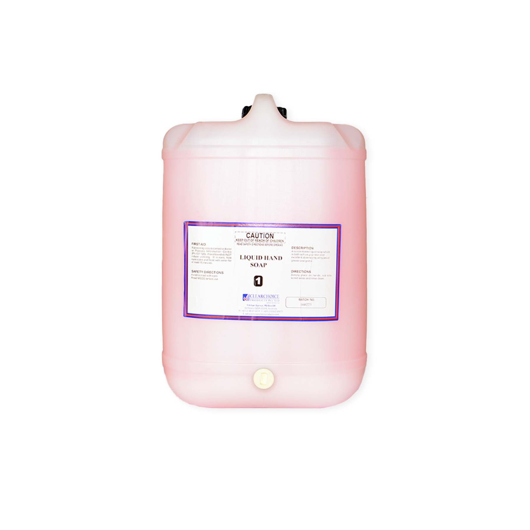 CLEARCHOICE LIQUID HAND SOAP PINK 25L – Clearchoice Products Pty. Limited